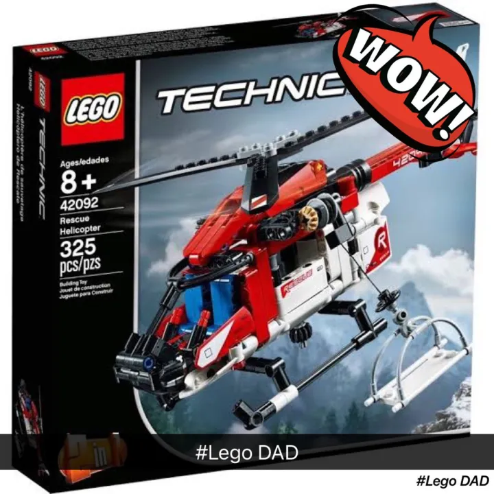 [Brick Family] Lego Technic 42092 Rescue Helicopter ของแท้ 100% พร้อม ...
