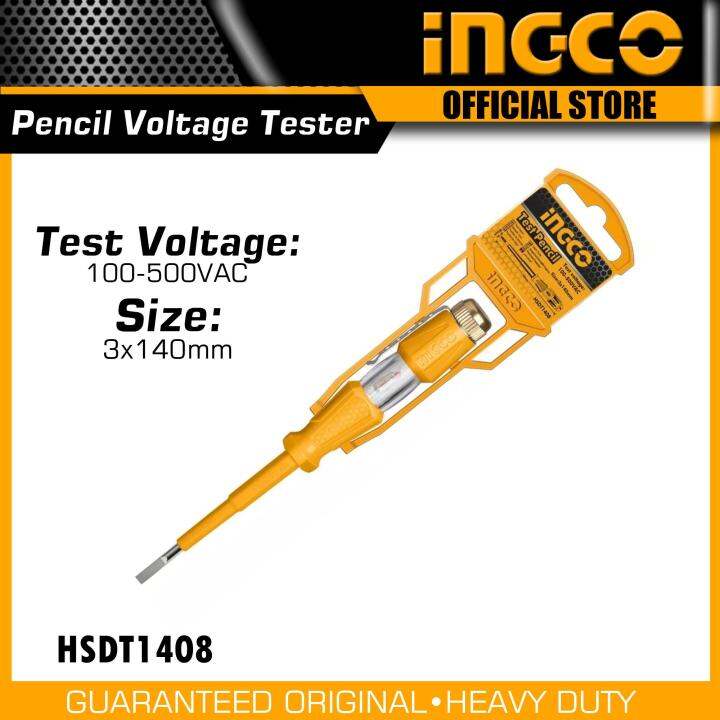 INGCO Test Pencil 100-500VAC for Electrical Tester HSDT1408 IHT | Lazada PH