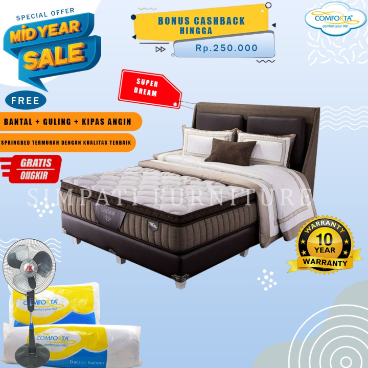 Comforta Super Dream Komplit Set 120x200 | Lazada Indonesia