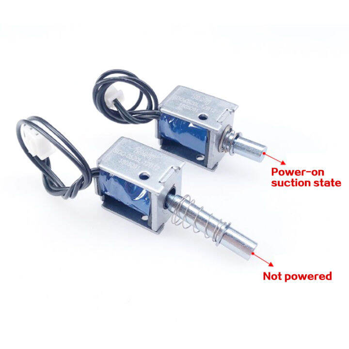 Sxfud ซีลินอยด์ Dc แม่เหล็กไฟฟ้าไฟฟ้า6V-24V แม่เหล็กไฟฟ้า DC แบบดึง SDO ...