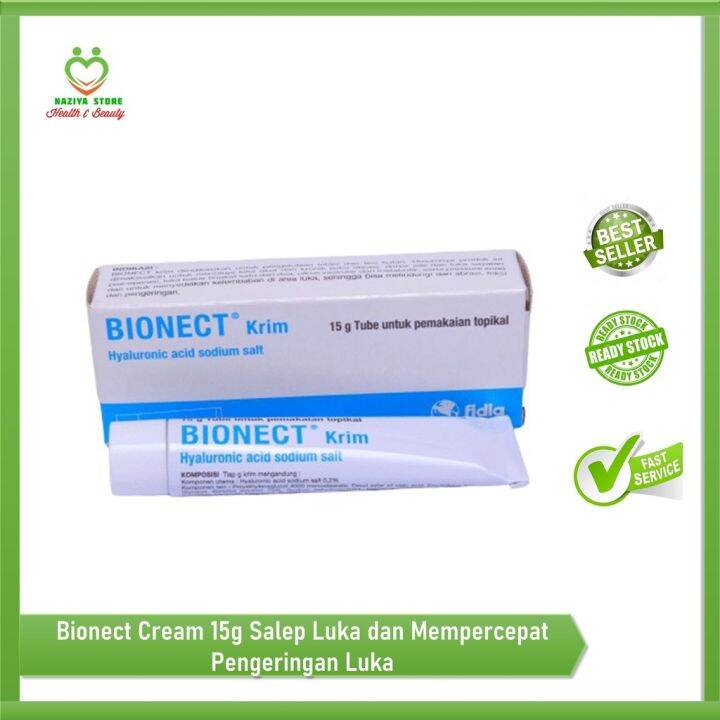 BIONECT CREAM 15g Salep Kulit Penghilang Bekas Luka Sayat, Operasi Krim ...