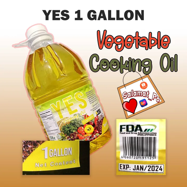 YES Vegetable Oil 1 Gal. | Lazada PH