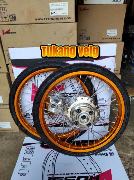 VELG PELEK JARI JARI RING 17 MEGAPRO PAKETAN PLUS BAN | Lazada Indonesia
