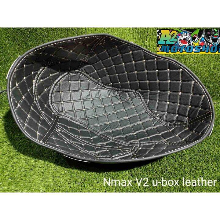 UBOX leather cover inner compartment under seat for Aerox Nmax V1 V2 ...