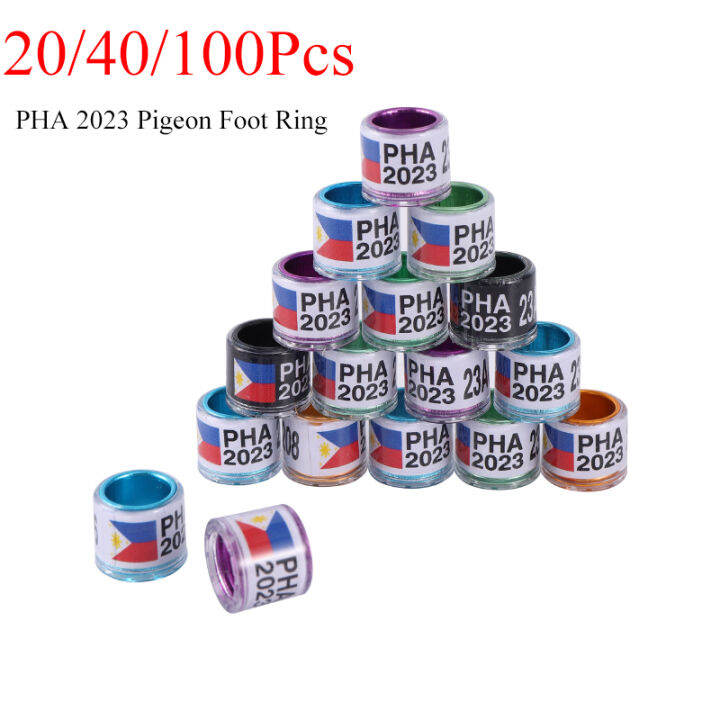 10/20/50Pcs PHA 2023 Pigeon Ring Aluminium Pigeon Leg Rings for ...