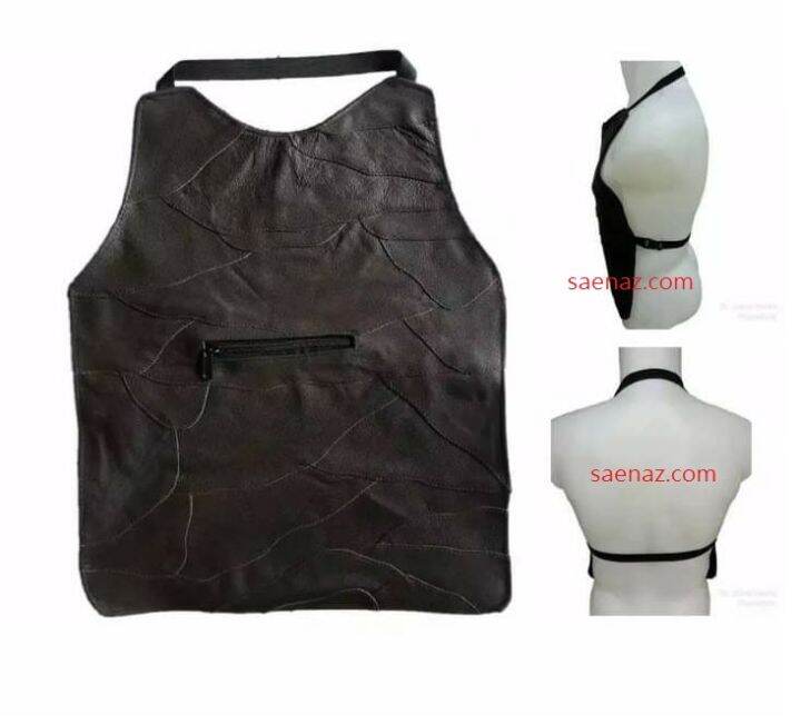 Rompi Kulit Asli 1000% Warna Hitam Pelindung Dada Berkendara Motor ...