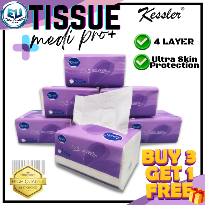 🔰 PREMIUM Tisu Bamboo Tissue Facial Tissue Paper Pocket Toilet Tissue ...