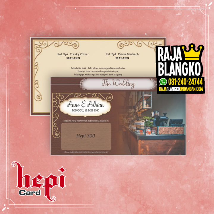 BLANGKO UNDANGAN HEPI 300 | RAJA UNDANGAN | Lazada Indonesia