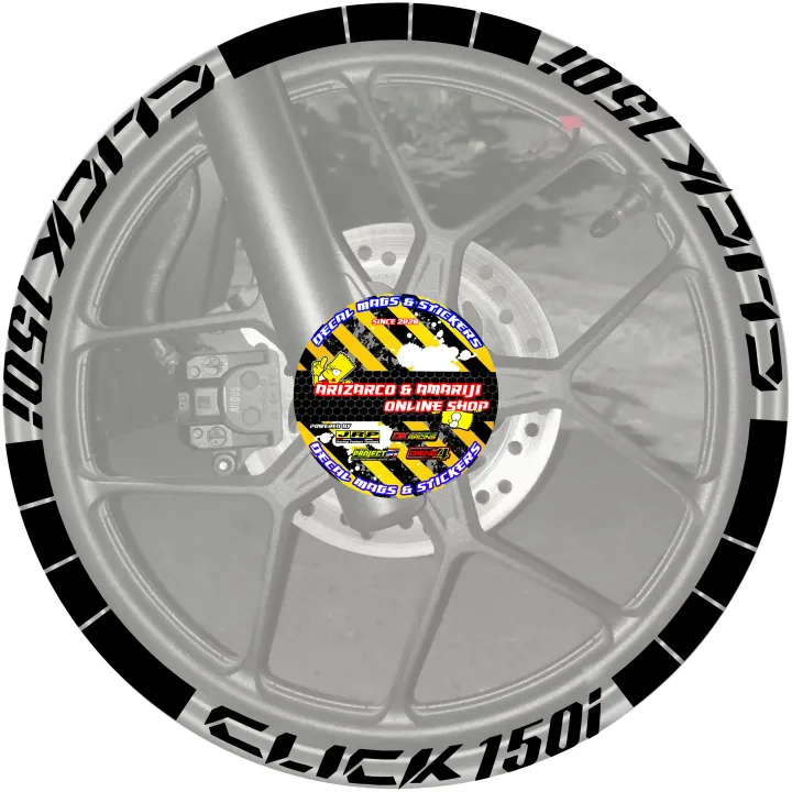 HONDA CLICK 150i NEW DECAL MAG STICKER GOOD FOR 2 MAGS | Lazada PH