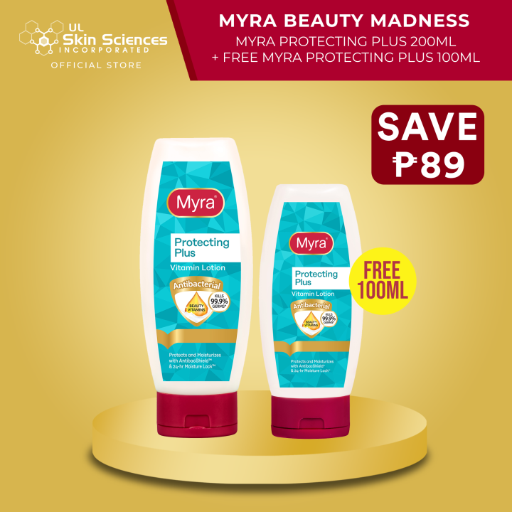 Myra Protecting Plus Lotion 200ml + FREE Myra Protecting Plus Lotion ...