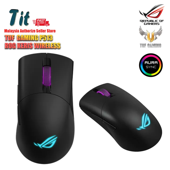 ASUS ROG Keris Wireless Gaming Mouse with Aura Sync RGB Lighting | Lazada