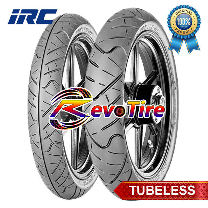 Paket IRC RX 01 ( RX01 ) ukuran 100/80-17 & 120/70-17 Ban Motor Tubeless Yamaha Byson / Vixion ...