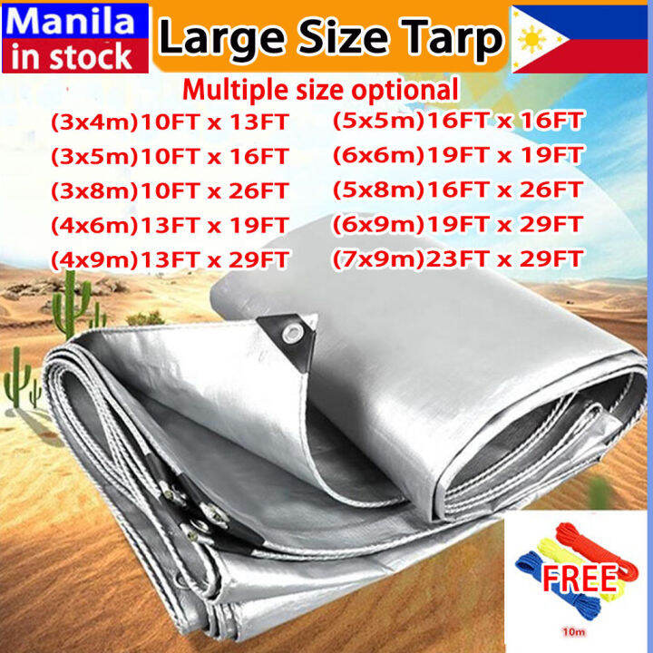 【High Quality】 19ft x 29ft trapal waterproof makapal tarpaulin trapal ...