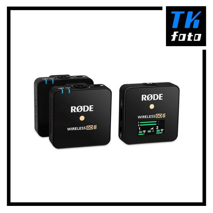 Rode Wireless Go II Wireless Microphone System (2x Transmitter & 1x ...