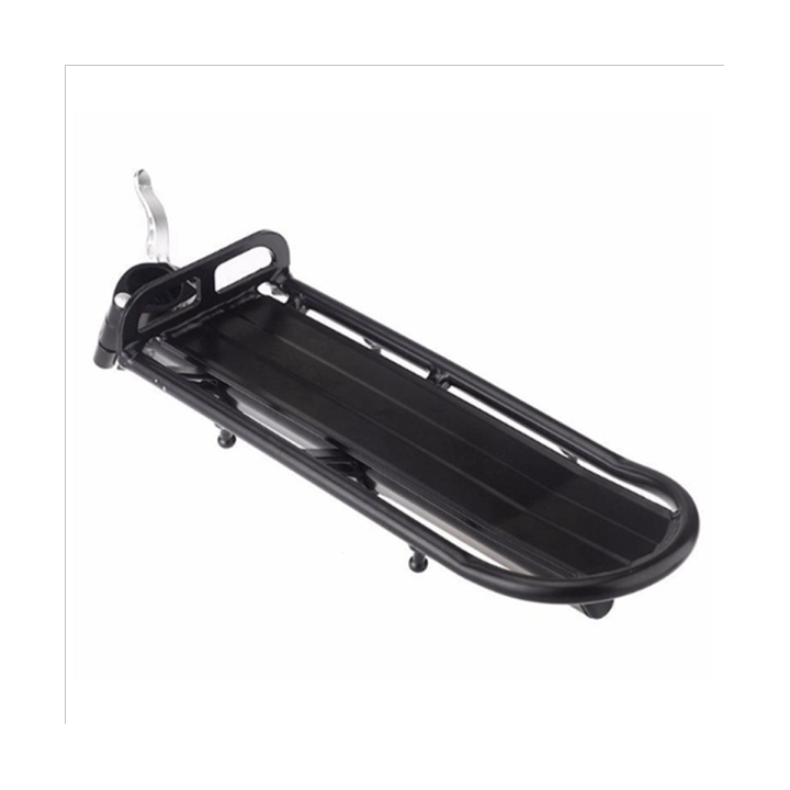 1 PCS Bicycle Shelf Black Bike Quick Release Bike Luggage Seat Post ...