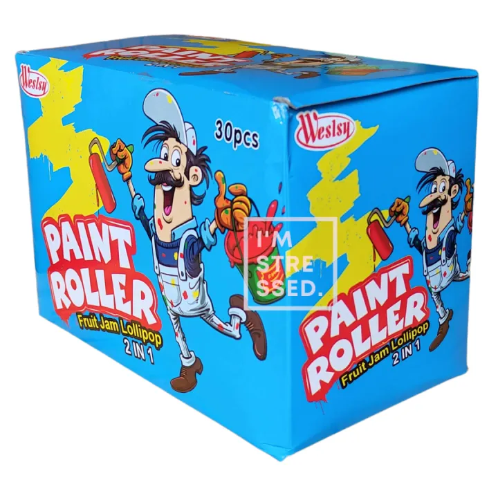 Paint Roller Fruit Jam Lollipop 30 Pieces | Lazada PH