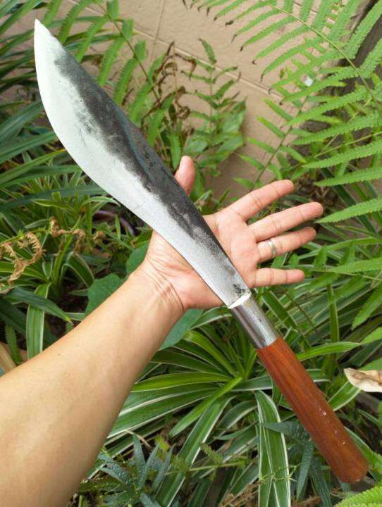 มีดเหน็บ มีดอีเหน็บ อีเหน็บ (E-Nep) มีดแคมป์ มีดเดินป่า ใบ 12.2” SUP9 ชุบแข็งบ่อเกลือ ผิวไฟ ด้าม ...