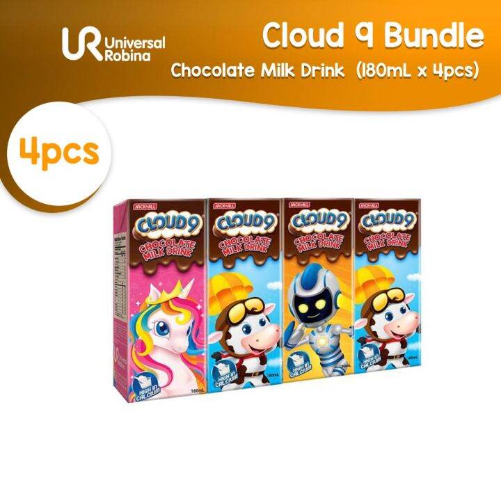 4 x Cloud 9 Chocolate Milk Drink (180ml) | Lazada PH