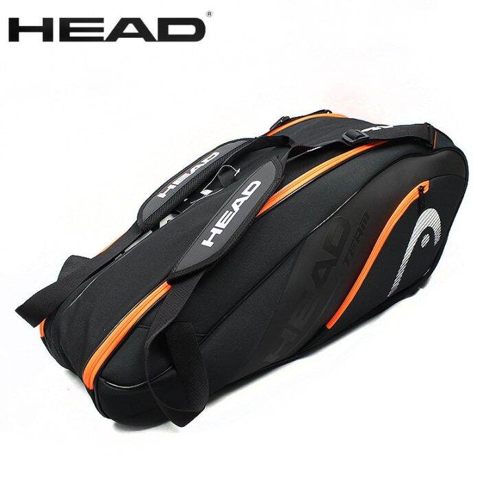 Original HEAD Tennis Squash Racket Backpack 6-7 Large Capacity Tennis ...