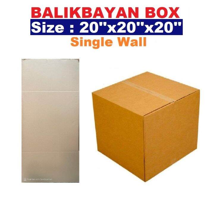 Balikbayan Box Single Wall Sold per Piece | Lazada PH