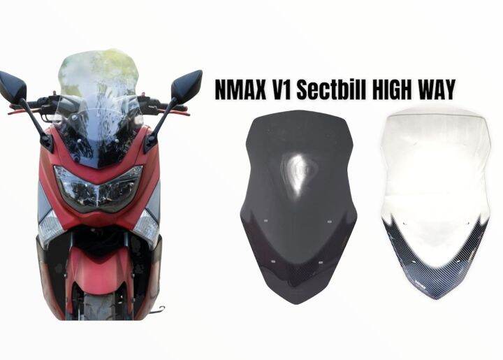QLT NMAX V1 Sectbill Highway Windshield | Lazada PH
