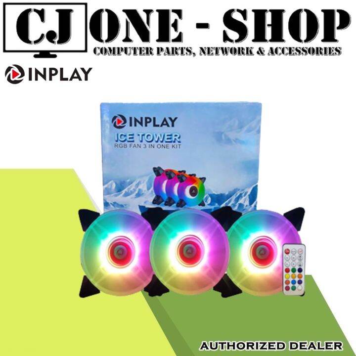 Inplay ICE TOWER V2 3-In-1 Fan Kit | ARGB Dual Sync Mode for Computer ...