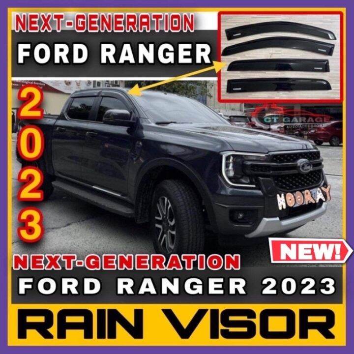 FORD RANGER 2023 PREMIUM RAIN VISOR (next-generation ford ranger ...