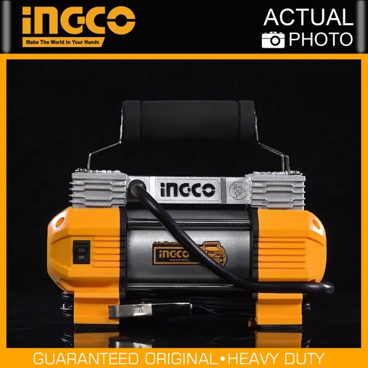 Ingco AAC2508 18A Industrial Auto Air Compressor Tire Inflator 120PSI ...