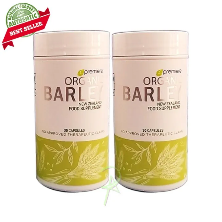 JC Premiere Organic Barley New Zealand Capsule Bottle of 30 vegetable ...