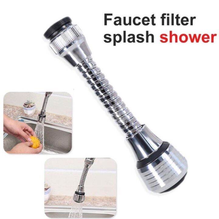 TOTUOF Water Saving Tap Aerator 360° Faucet Swivel End Diffuser Adapter ...
