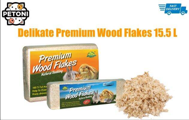 Delikate Premium Wood Flakes 15.5L (1KG) | Lazada