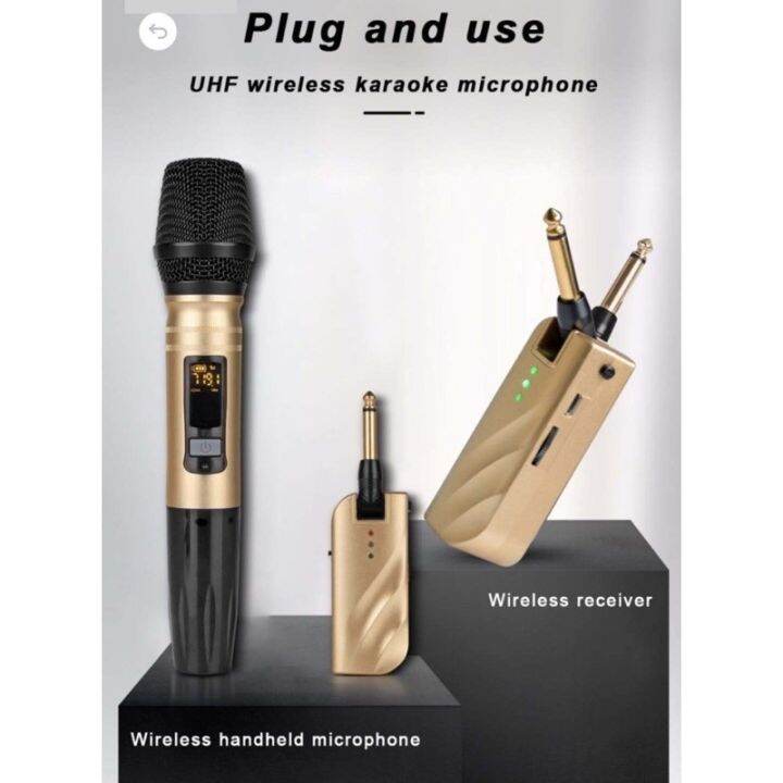 mike bluetooth PLATINUM UK-24 UNIVERSAL WIRELESS MICROPHONE | Lazada PH