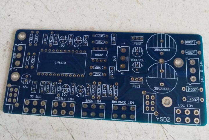 LM4610 Tone Control Board Fever Front Board PCB Empty Board | Lazada