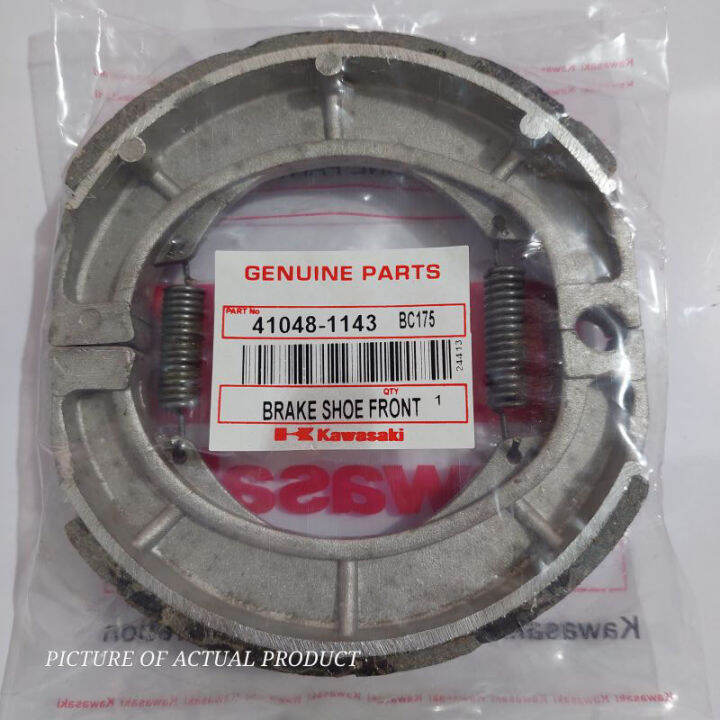 [KV] Kawasaki Barako BC175 FRONT BRAKE SHOE 41048-1143 Genuine Packing ...
