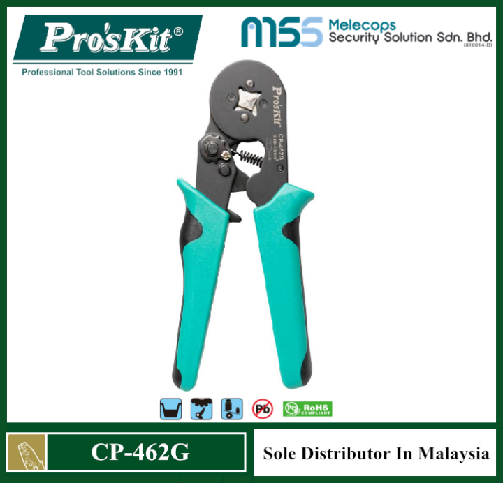 Pro'skit CP-462G Wire Ferrule Crimp Tool-Square Crimp | Lazada