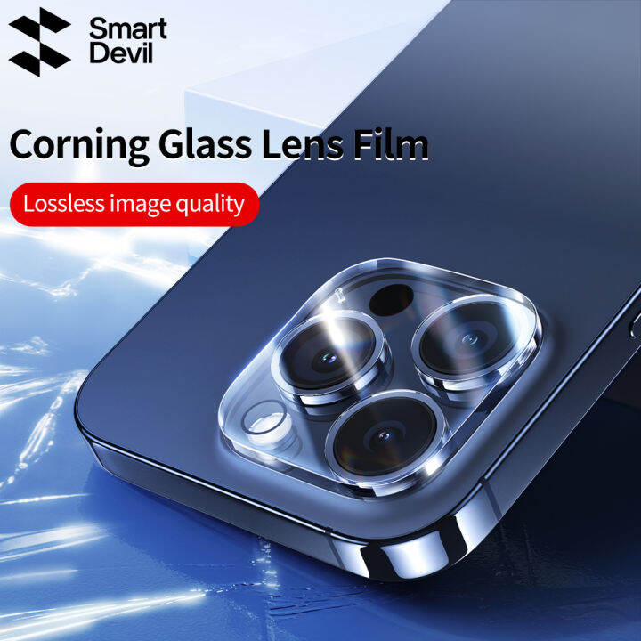 SmartDevil ฟิล์มเลนส์กระจก Corning สำหรับ iPhone 15 Pro Max,ฟิล์มกระจกเทมเปอร์เต็มหน้าจอเลนส์ติด ...