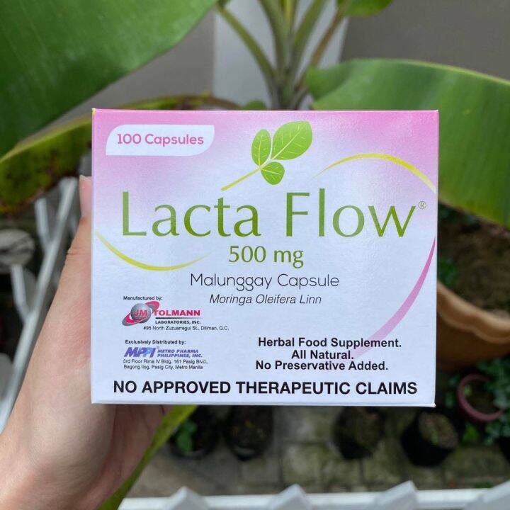 Lacta Flow 500mg Malunggay Capsule | Lazada PH