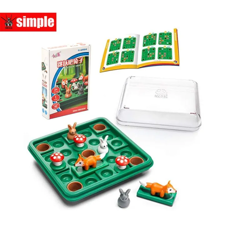 Smart game Jumping Rabbit Board Games Run Rabbit 60 Challenge with ...