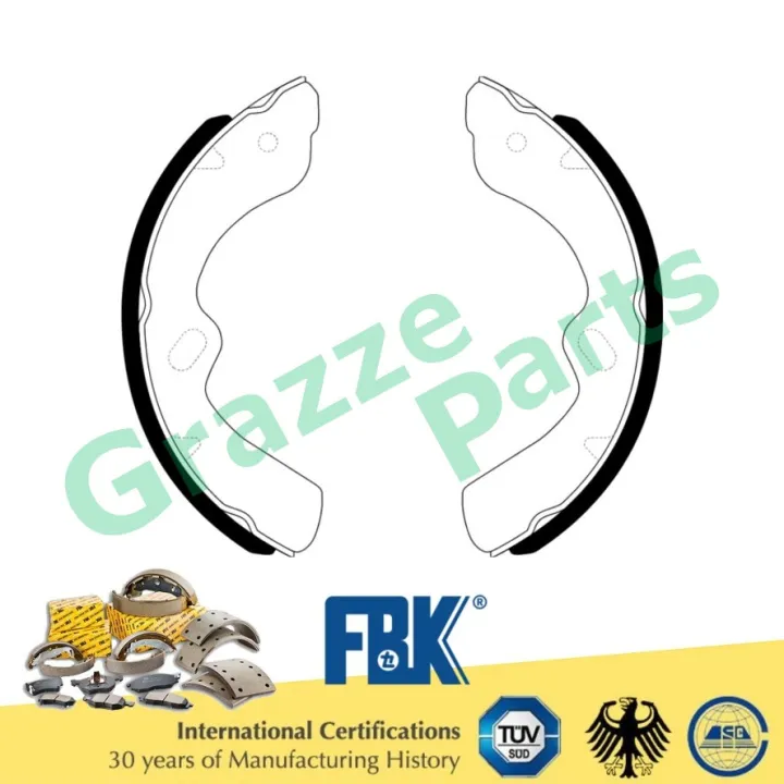 FBK Brake Shoe Front and Rear for FK4442 Isuzu KS32 Isuzu NPR570 Hicom ...