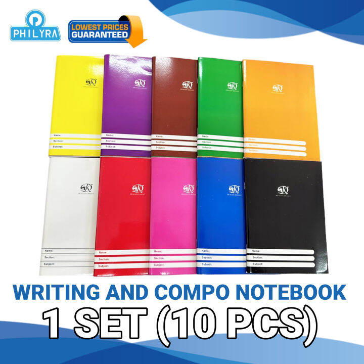 PHILYRA COD NOTEBOOKS (WRITING, COMPOSITION, SPIRAL) 10PCS/SET | Lazada PH