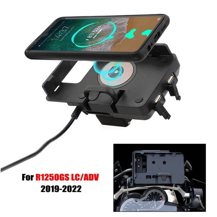 R1250GS Wireless Charging Phone Navigation Bracket Phone Holder USB ...