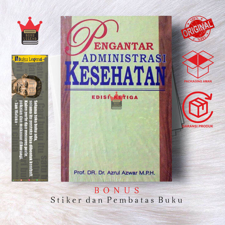 Buku Pengantar Administrasi Kesehatan - Azrul Azwar | Lazada Indonesia