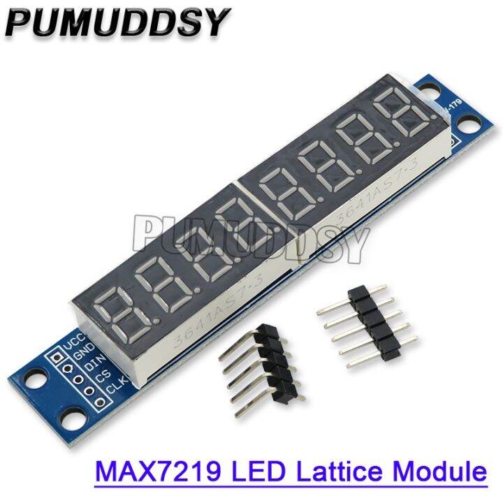 1PCS MAX7219 LED Dot Matrix 8 Digit Digital Tube Display Control Module 3.3V 5V Microcontroller ...