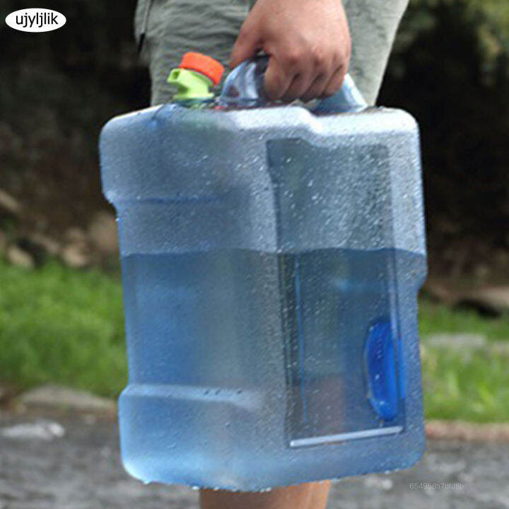 Water Bucket with Tap Large Water Tank BPA-Free Drink Water Carrier for ...