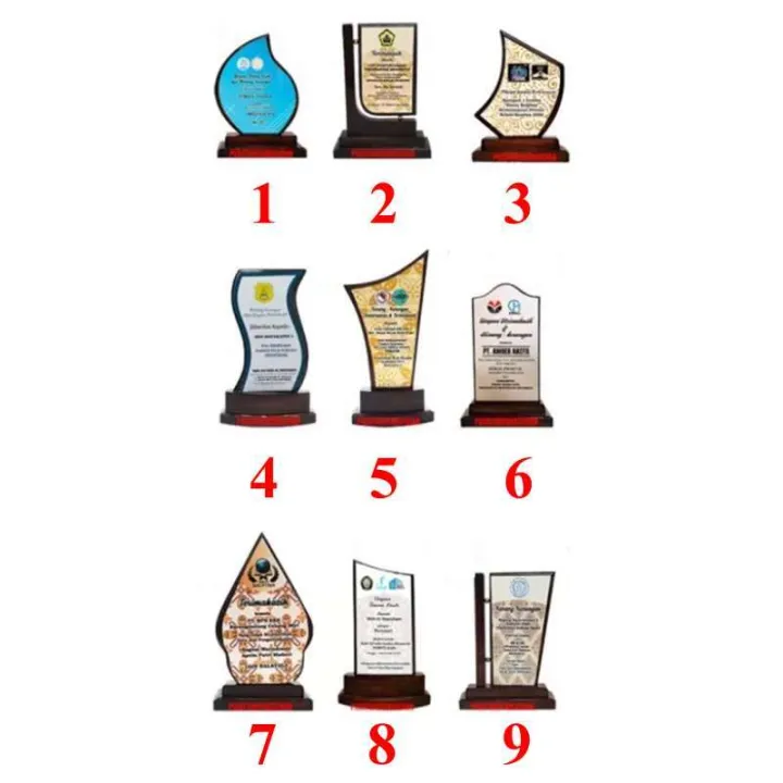 Vandel Kayu Asli Plakat Kayu Piagam Suvenir Magang Wisuda Pembicara ...