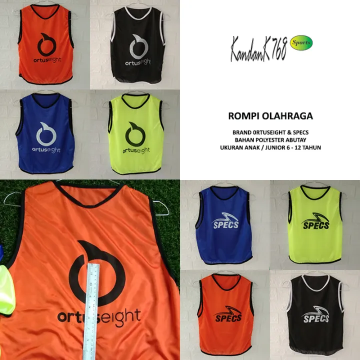 Rompi Latihan/ Rompi Futsal/ Rompi Sepakbola Ukuran Anak/ Rompi ...