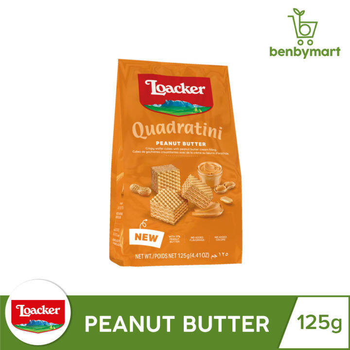 Loacker Quadratini Peanut Butter 125g | Lazada PH