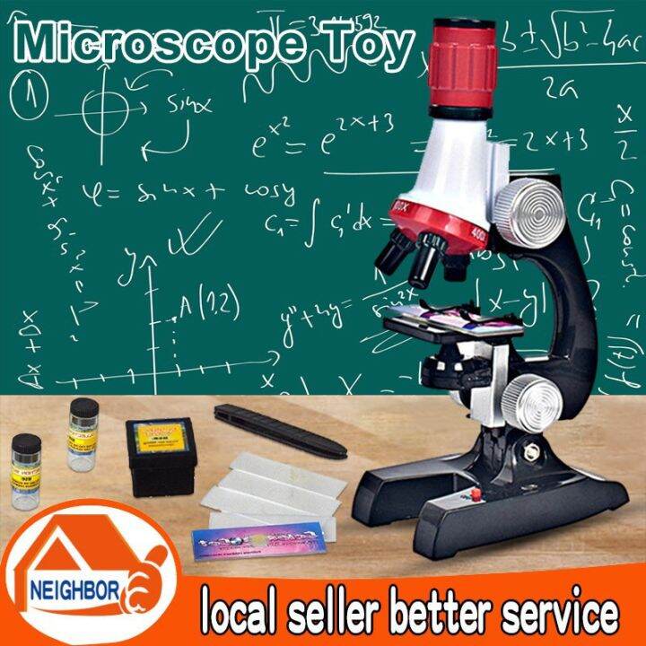 1200X Microscope toy set Children's home school science experiment ...