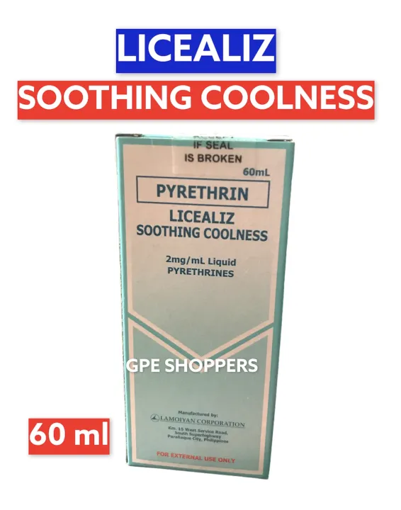 LICEALIZ HEAD LICE TREATMENT SHAMPOO FOR LISA AND KUTO SOOTHING ...