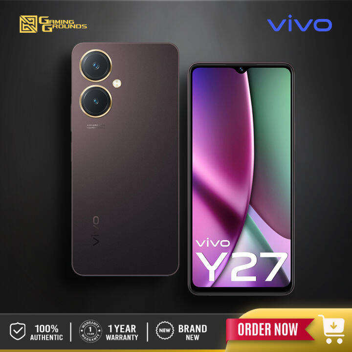 Vivo Y27 6Gb + 512Gb | Burgundy Black, Sea Blue | Lazada PH